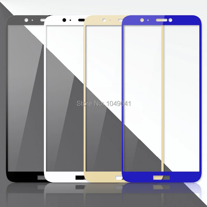 강화 유리 전체 커버 화웨이 P 스마트 FIG LX1 5.65 "화면 보호 필름 화웨이 P 스마트 유리 커버|full cover ...