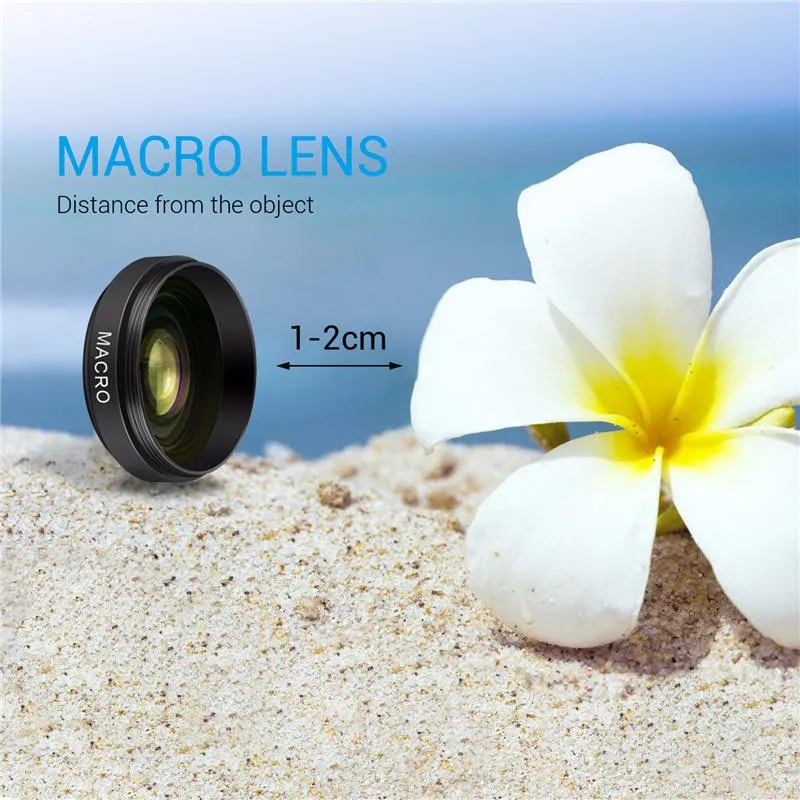 TOKOHANSUN New HD 0.45x Super Wide Angle Lens + 12.5x Super Macro Lens ...