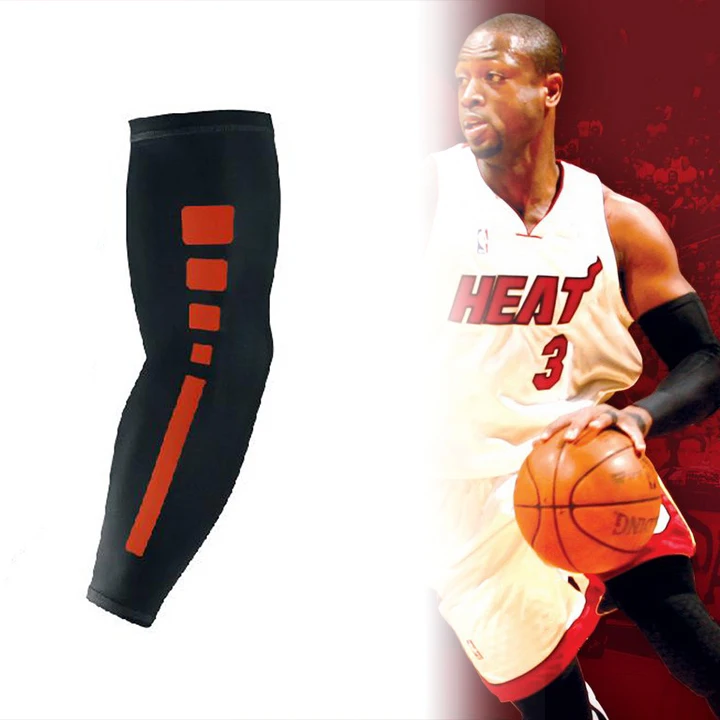 2pcs High Elastic Gym Sport Basketball Arm Sleeve Shooting Crashproof