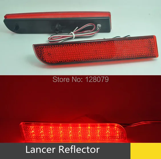 Backup Tail Rear Bumper Lamp LED Reflector stop Brake light fog lamp ...