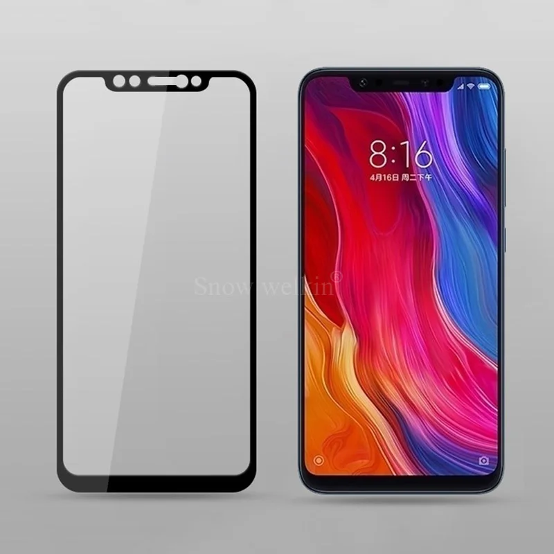 For Xiaomi Poco F1 3D Full Screen Coverage Tempered Glass For Xiaomi ...
