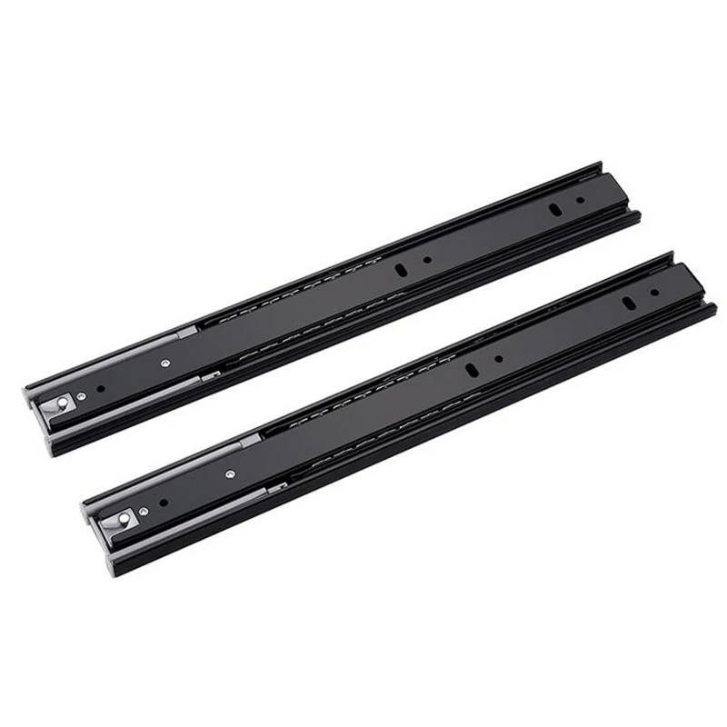 Stainless Steel drawer slide With damping drawer rail keyboard tray ...