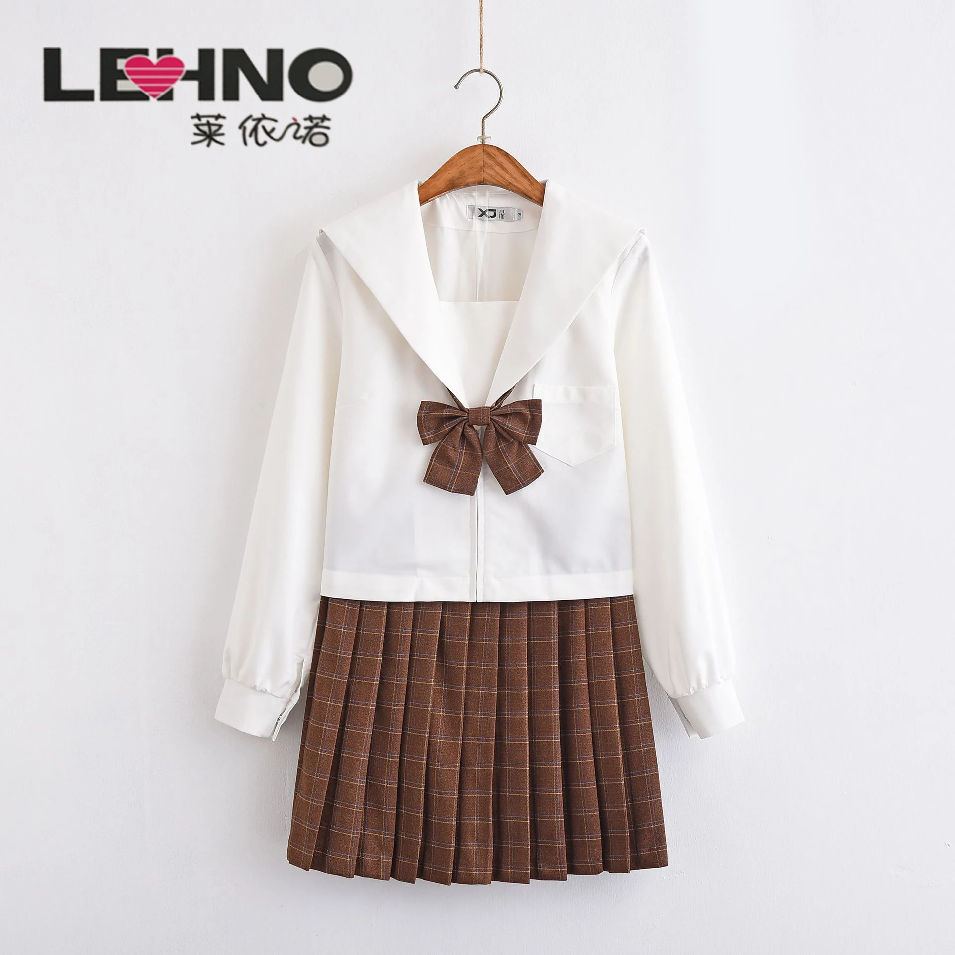 Uniforme escolar japonés Jk, falda informal a cuadros para mujer ...