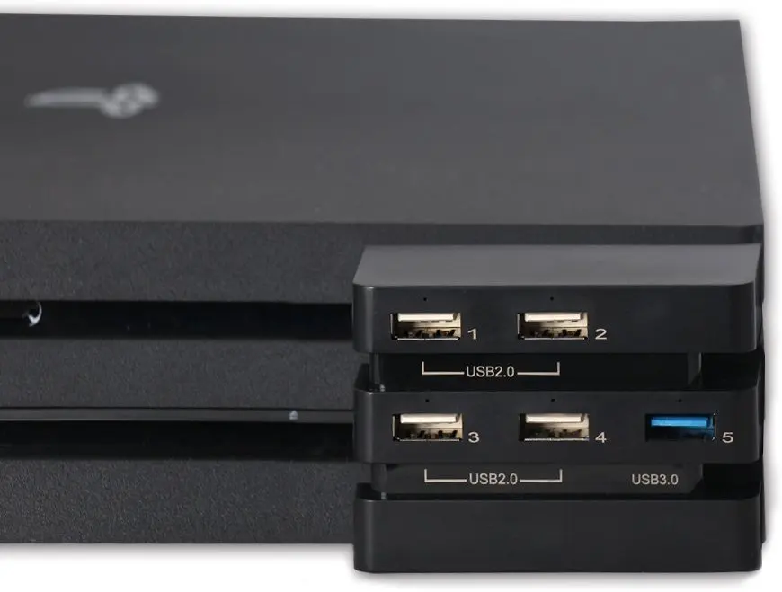 PS4 프로 5 USB 포트 허브 USB 3.0 2.0 높은 속도 확장 허브 컨트롤러 어댑터 커넥터 소니 플레이 스테이션 4 ...