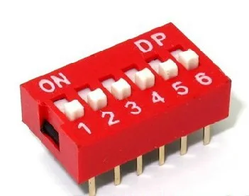 DIP switch 6 way 2.54mm,DIP Switches 6P-in Switches from Lights ...
