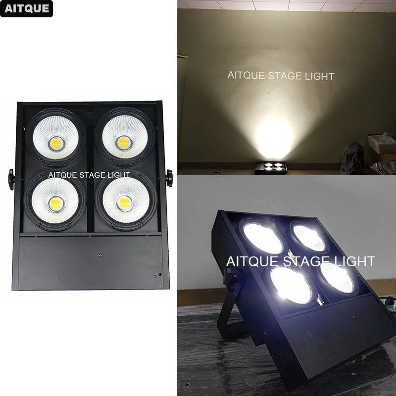 8lot 무대 조명 블라인더 4x100w Cob Dmx 스튜디오 블라인더 Led 라이트 매트릭스 Led 프로젝터 스포트라이트무대 조명 영향 Aliexpress