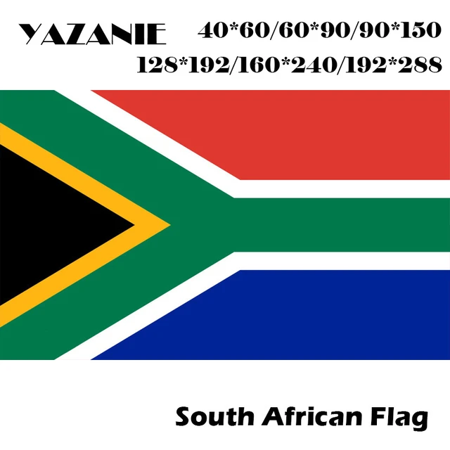 South African Flag Outline