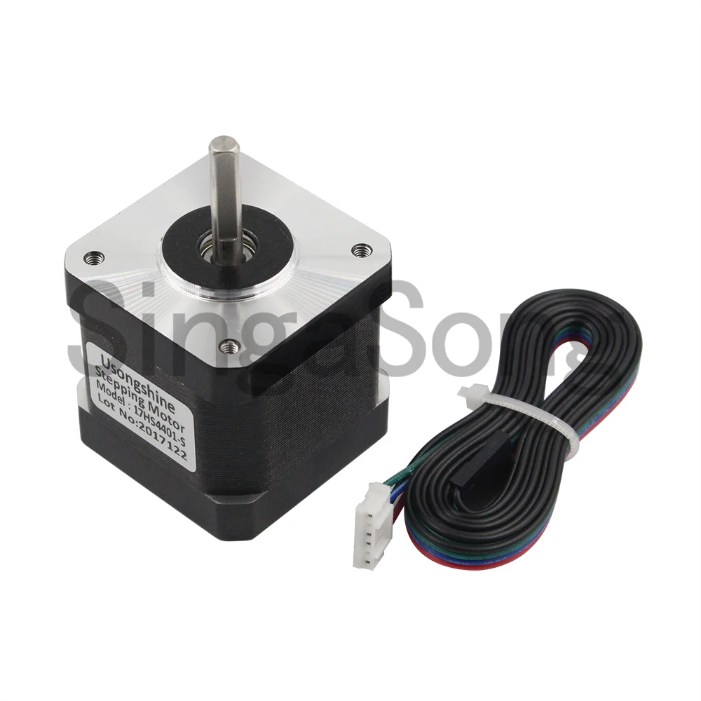 5pcs 3d Printer 2 Phase 4 Lead Nema17 Steppermotor 42 Motor 42bygh 1.5a ...