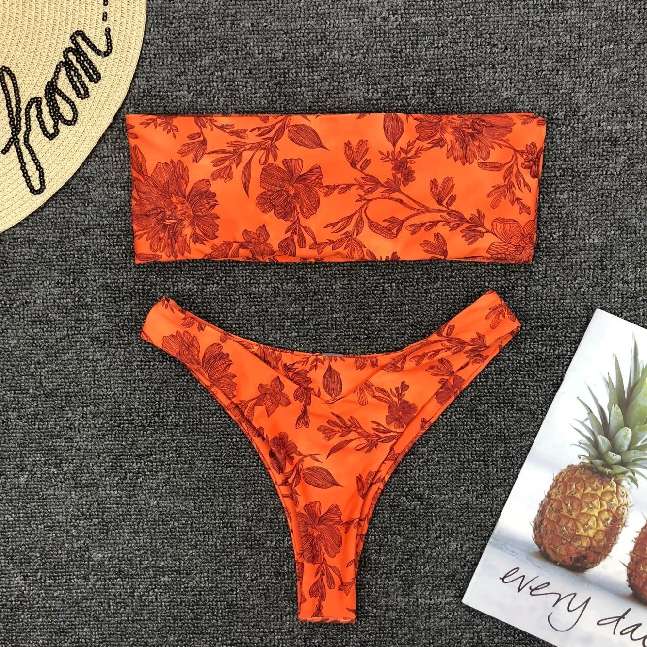 Bikinis 2019 Mujer Biquini Maillot De Bain Femme Bretelles Tube Top