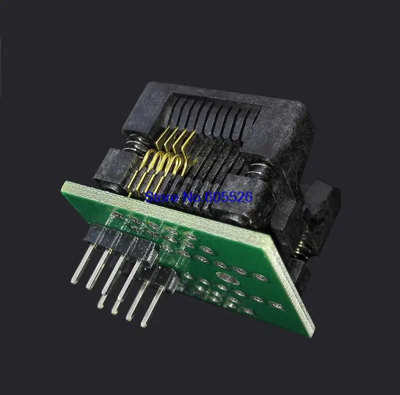 SOP8 to DIP8 IC socket Programmer adapter Socket for wide 200miL 208Mil ...