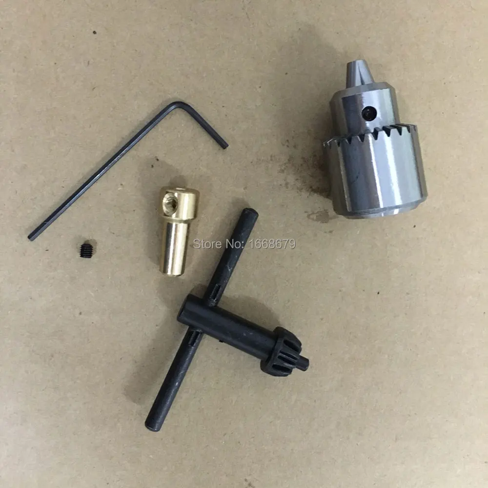 Mini Micro Electric JT0 Drill Chucks 0.3 4mm Taper Mounted With Chuck ...