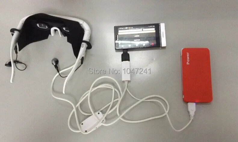 98inch Virtual reality glasses hdmi 3D video glasses hdmi video eyewar ...