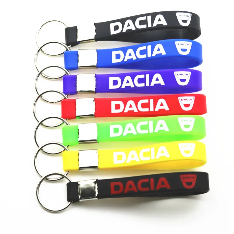 Car Styling Silicone Key Ring Fashion Brand Auto Emblem Keychain For ...