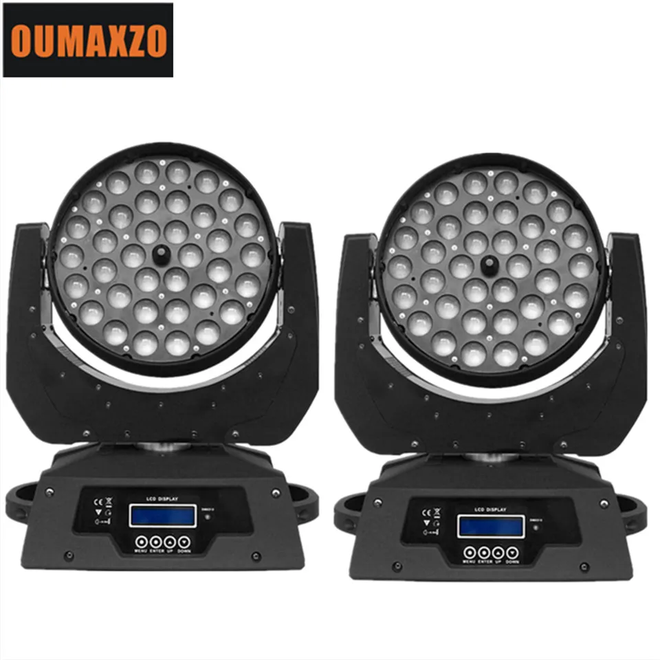 2pcs/lot 36pcs RGBW 4IN1 moving head 36*10 led 36PCS 10W RGBW 4in1 Led ...