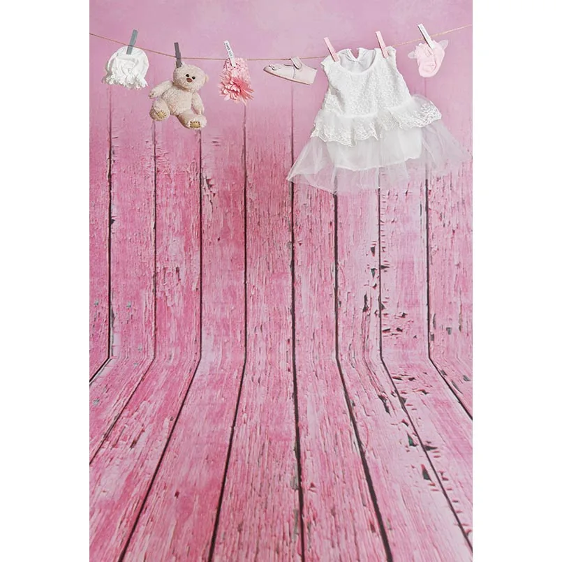 Fondo de fotografía de tablón Rosa vintage personalizado para modelo de ...