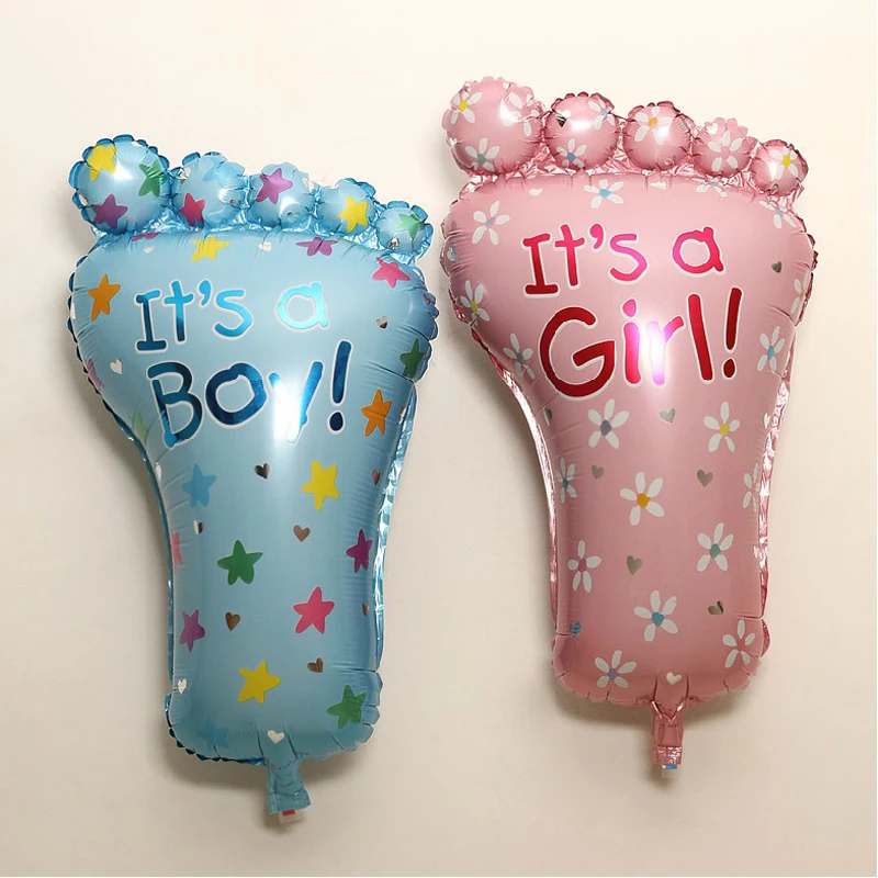 Large Foil Balloons Feet Boys And Girls Children Birthday Party ...