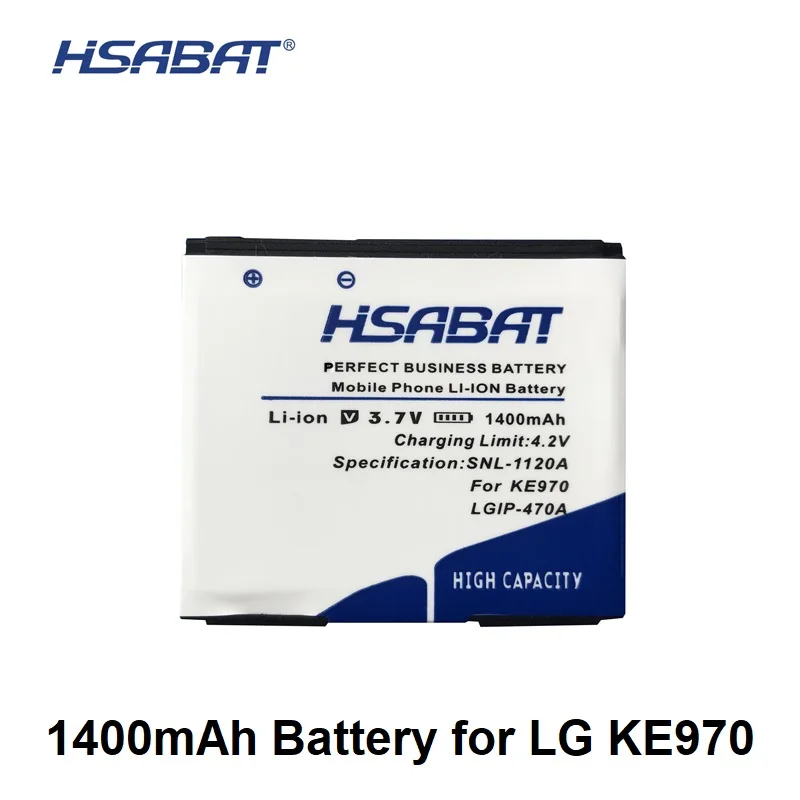 HSABAT 1400mAh LGIP-470A Battery for LG GD330 KE70 KE970 KE970U KF600 ...