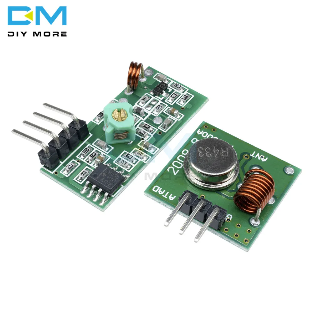 315 433 Mhz 315mhz 433 Mhz Rf Transmissor E Receptor Link Kit Para ...