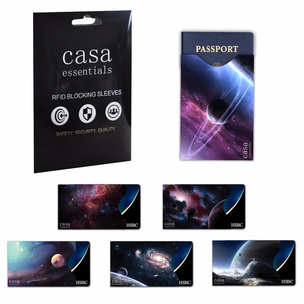 Coach Travel Passport And ID Holders 5-Pack RFID Blocking Sleeves - NFC ...
