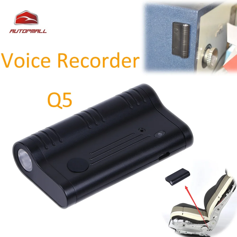 Mini Voice Recorder Q5 Auto Voice Activate Hidden High Sensitive Sound ...