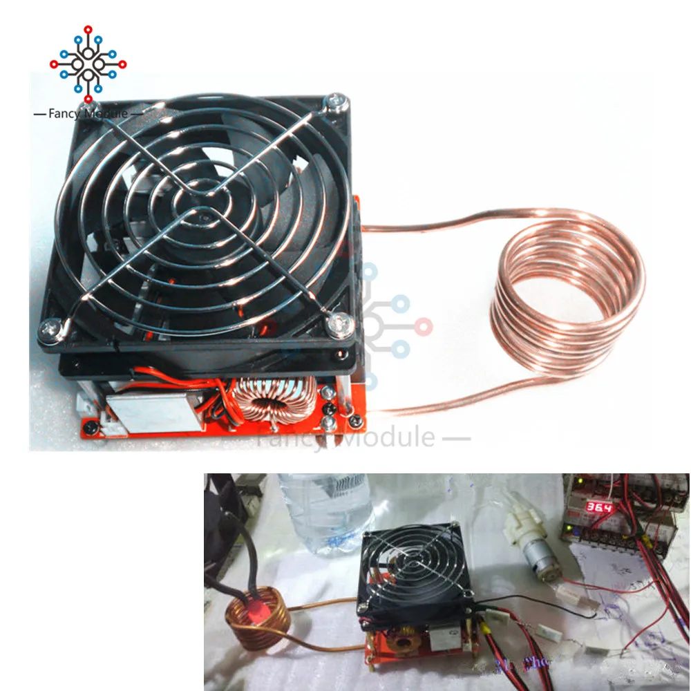 DC-24-36V-20A-Diy-ZVS-induction-heating-board-Flyback-driver-heater ...