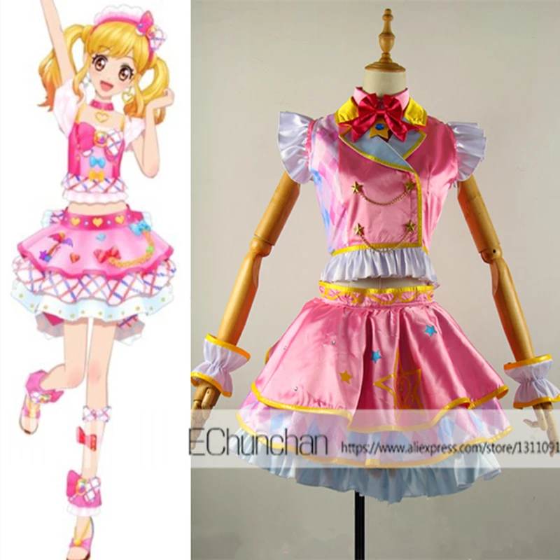 Aikatsu-Bintang-Nijino-Yume-Cosplay-Costume-Japanese-Anime-Custom-Made ...