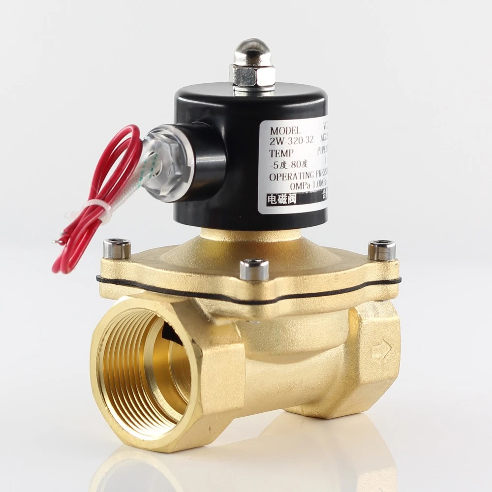 AC 220V,DC 12V 24V Normally closed Electric Solenoid Valve Pneumatic Valve for Water Oil Air ...
