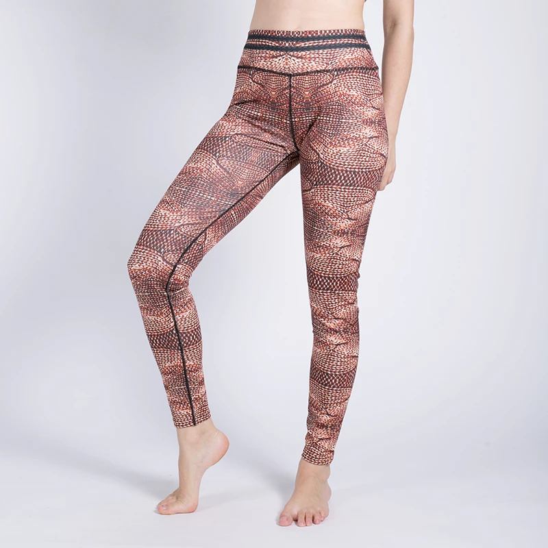 2018 High Waist Leggings For Women Workout Digital Print Push Up
