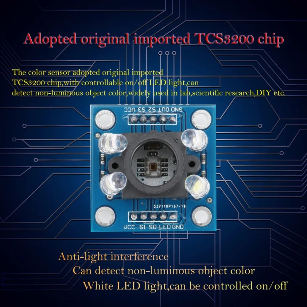 TCS230 TCS3200 Color Recognition Sensor Module Detection Detector with ...