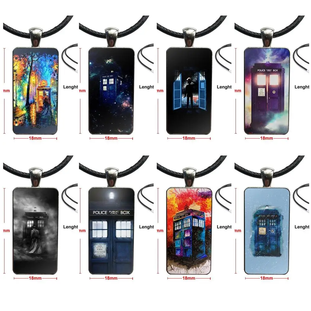 Tardis Doctor Dr Who Police Box Necklace Fashion Long Chain With ...