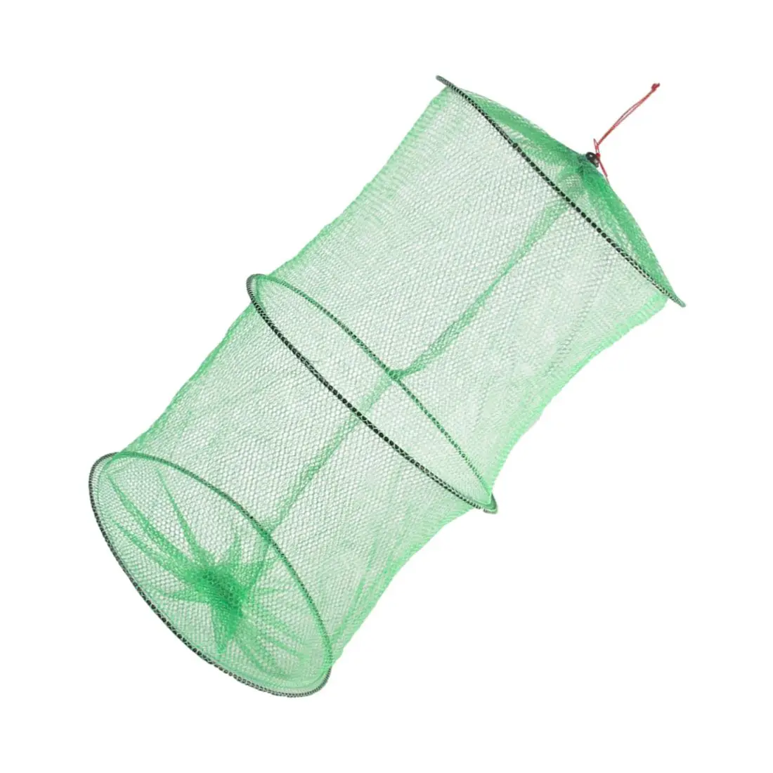 Nylon Fish Foldable Crab Shrimp Keep Fishing Net 4 Layers 18" Length ...