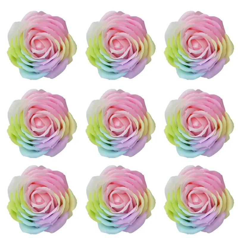 9pcs Colorful Soap Flower Artificial Scented Rose Flower Petal Bath 9pcs-colorful-soap-flower-artificial-scented-rose-flower-petal-bath