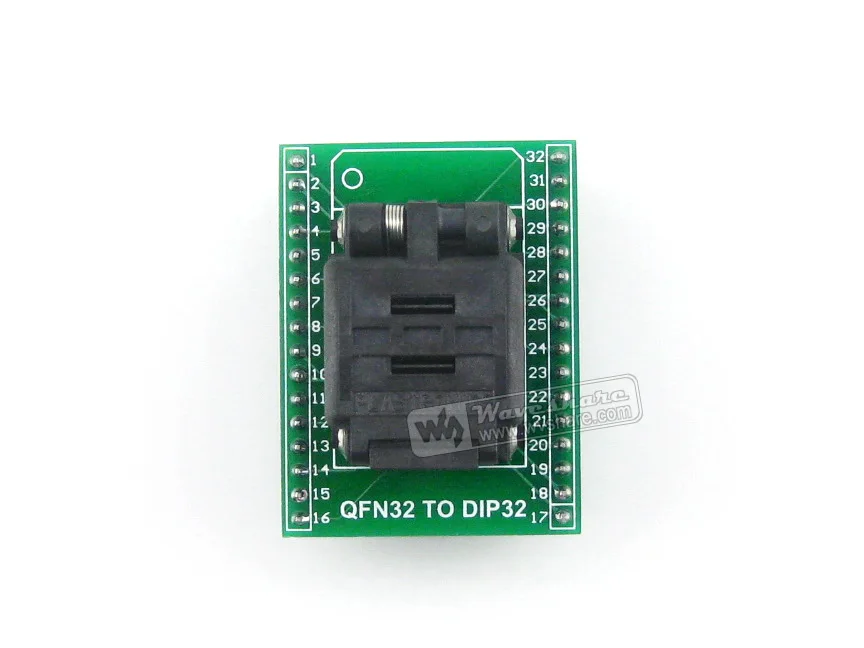 QFN32 TO DIP32 프로그래머 어댑터 Plastronics IC 테스트 소켓 및 프로그래밍 어댑터, QFN32 MLF32 ...