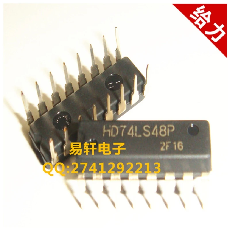 Free shipping new original HD74LS48P 74LS48 DIP 16 Logic Gates and ...