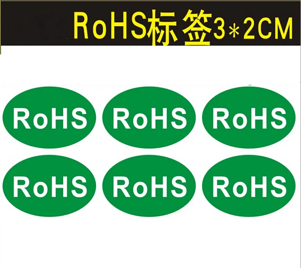Rosh Environmental Protection Logo Sticker Rohs Environmental Labels ...