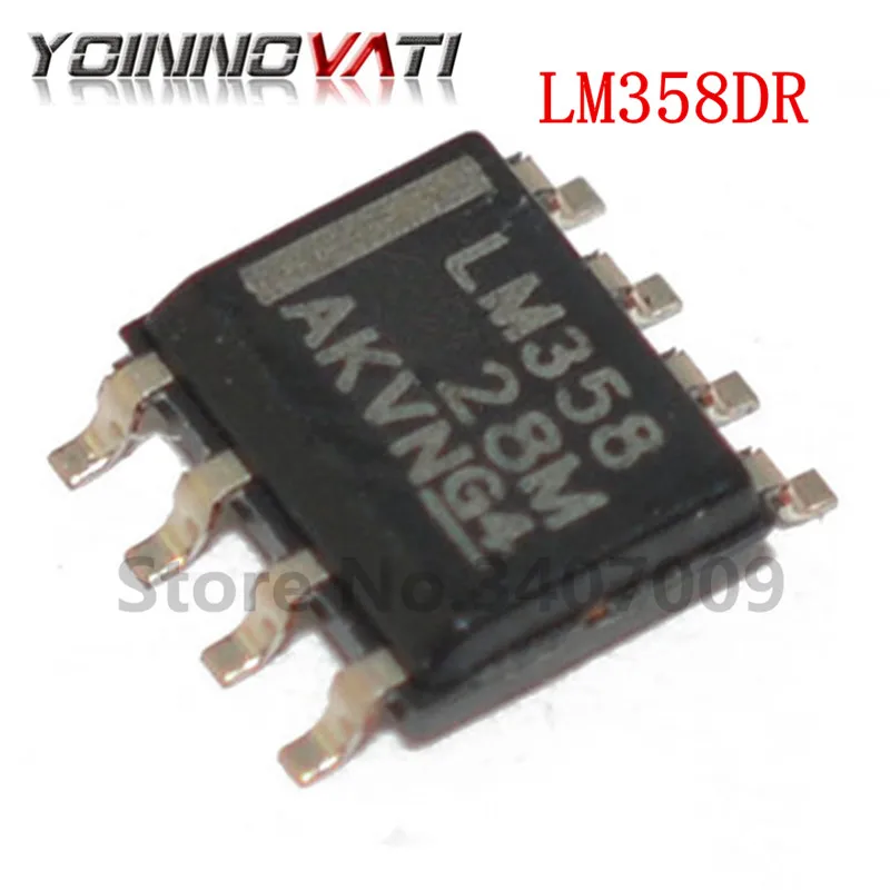 50 piezas LM358DT SOP8 LM358 amplificador operacional op amp Dual bajo nuevo original envío ...