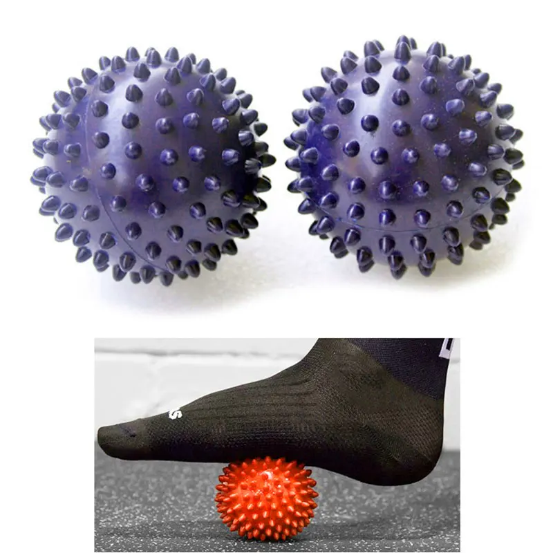 1 Yoga Massage Ball Foot Hand Back Plantar Fasciitis Neck Muscle Relief ...
