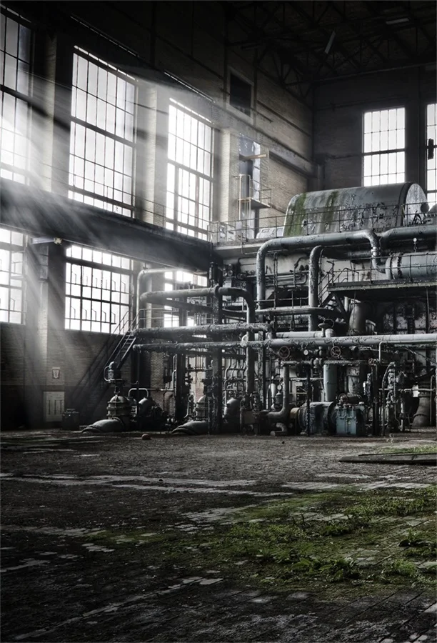 Laeacco Abandonded Factory Building Interior Baby Photography ...