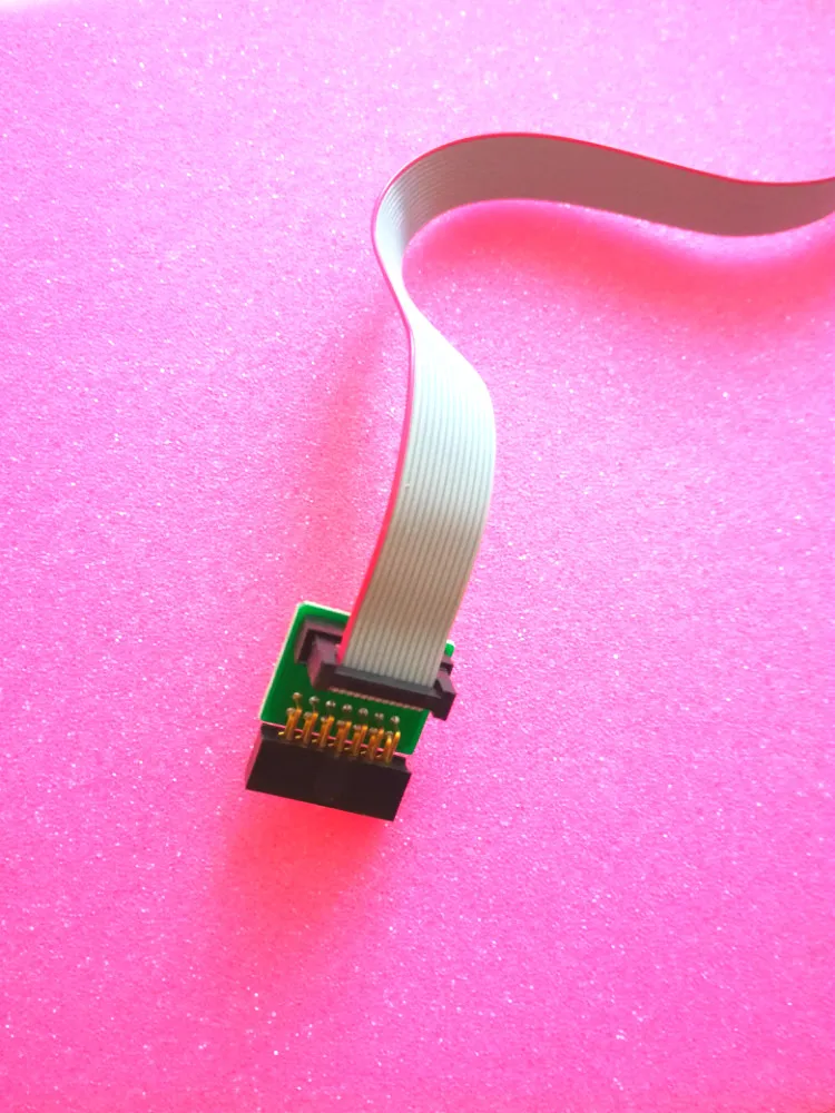 TI msp gang MSP FET430UIF MSP430 어댑터 보드 라인 14pin 2.54mm turn 14pin 2 ...