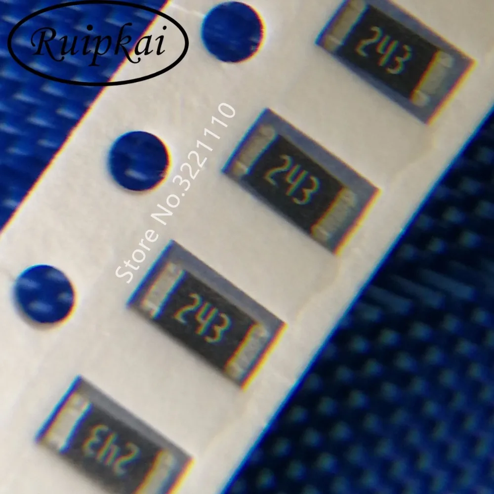 200PCS 1206 16R/18R/20R/22R/24R/27R/30R/33R/36R/39R/43R/47R/51R/56R/62R ...