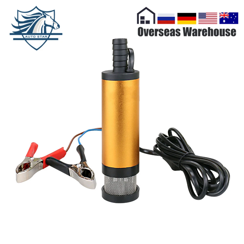 Mini Diesel Pump DC 12V 24V Transfer Aluminum Alloy Refueling For Car ...