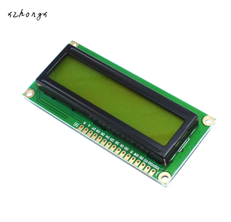 Lcd1602 Lcd 1602 Yellow Screen With Backlight Lcd Display 1602a-5v ...