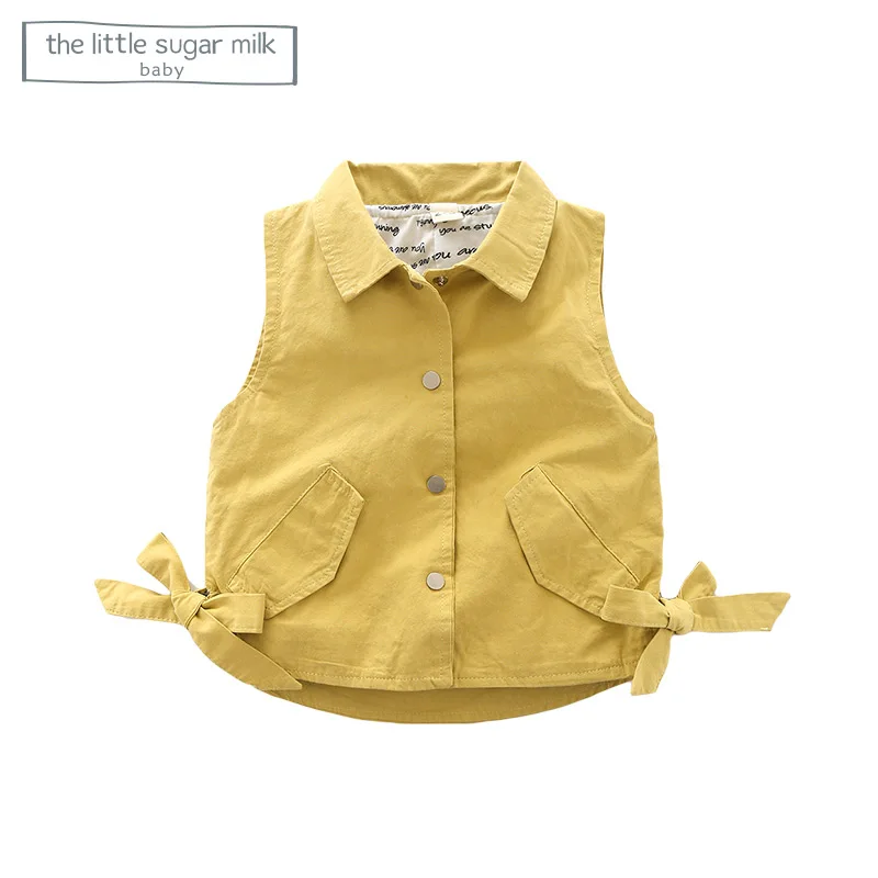 New Arrival Baby Girls Fashion Cotton Vest Girls Spring Autumn Single ...