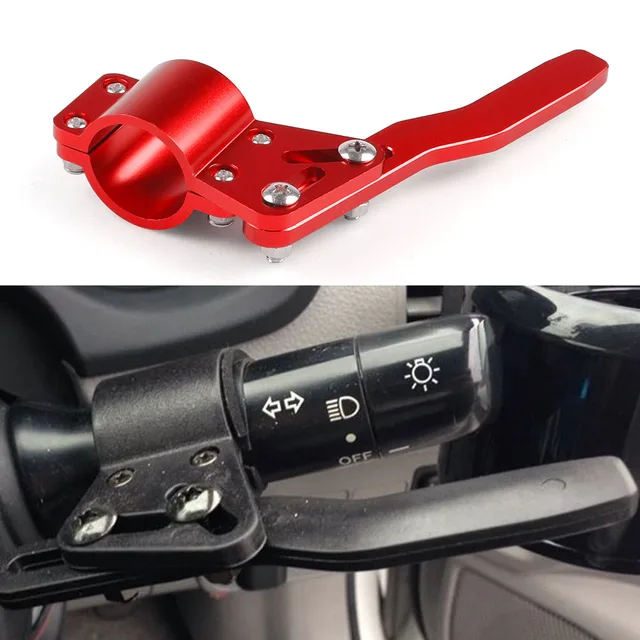 Aluminium Car Styling Adjustment Steering Wheel Turn Rod Extension Turn ...