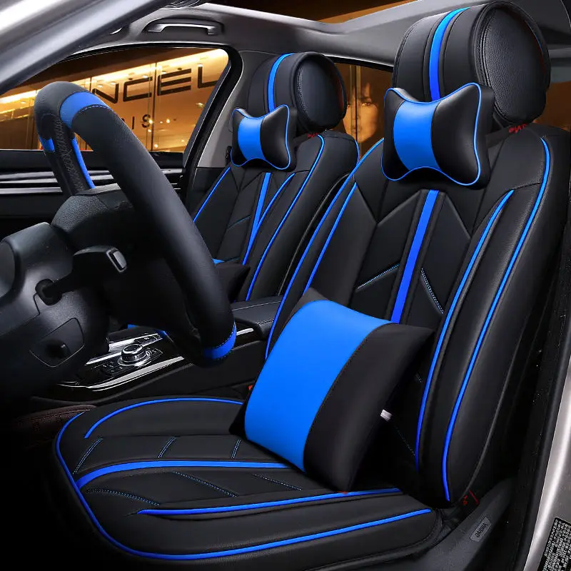 The new 5Seats( Front+Rear)Car Seat Cover General Cushion For Toyota ...