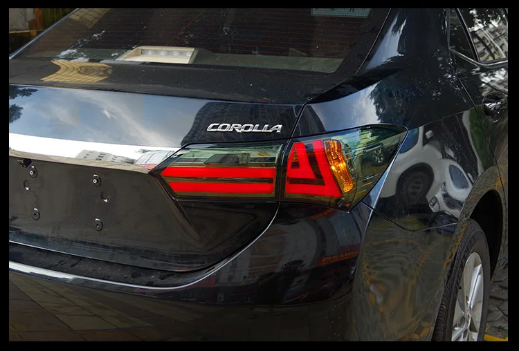 Toyota Corolla Tail Lights 2014-2017 New Altis Led Tail Lamp Light Led ...