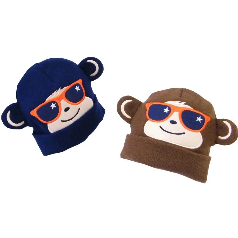 New-Brand-Girls-Boys-Hats-Kids-Autumn-Winter-Monkey-Hat-Bonnet-Enfant ...