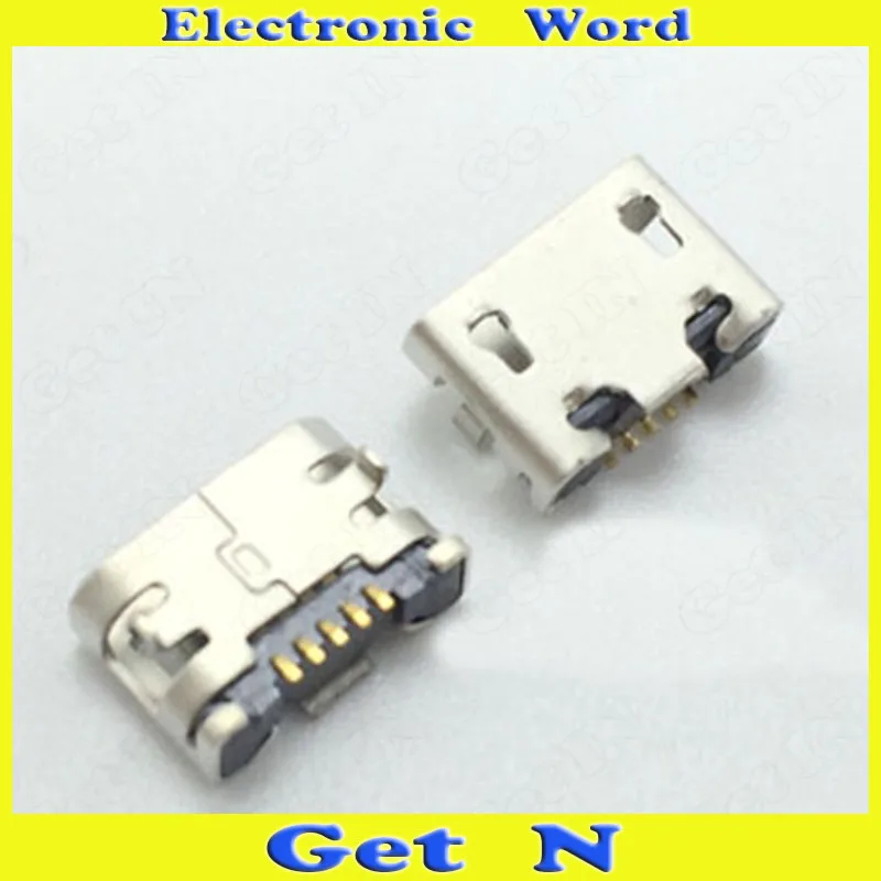 2000pcs 6.4mm Spacing Micro 5P 5Pins USB Female Port Jacks for Mobile ...