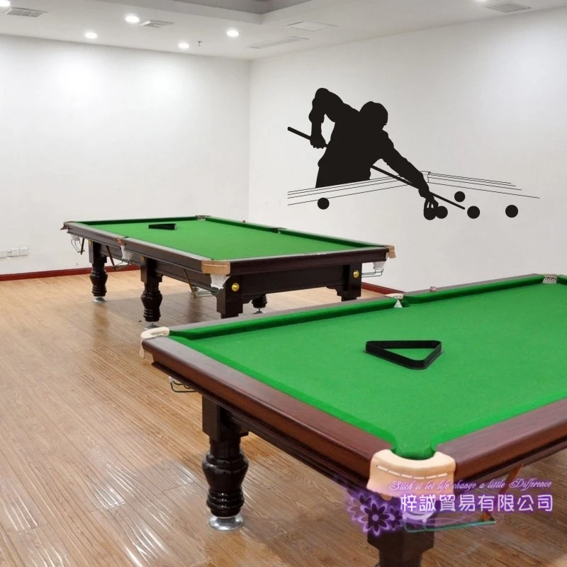 Dctal Billiards Sticker Snooker Decal Posters Vinyl Wall Decals Parede ...