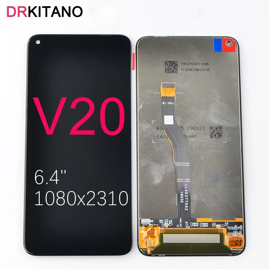 Huawei Honor V20 LCD Display Touch Screen Digitizer Panel Assembly For ...
